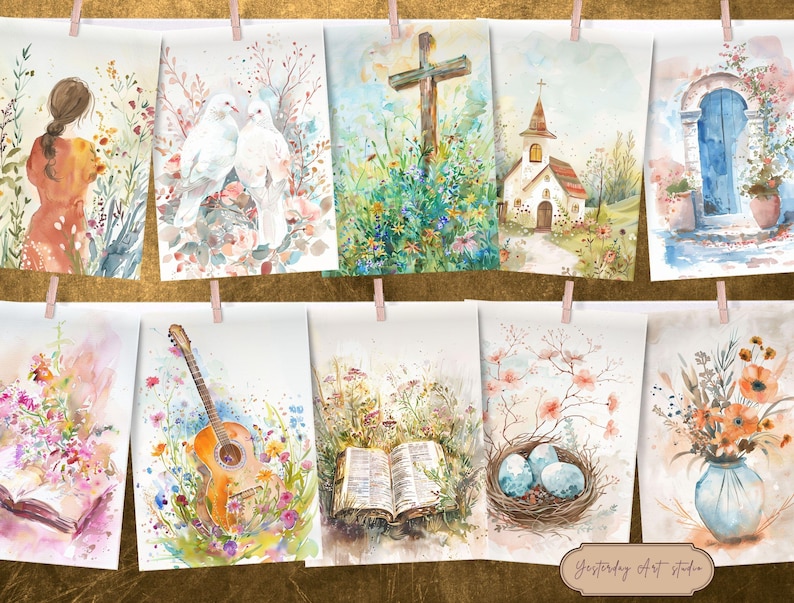 Prayer Journal Kit BUNDLE Devotional Journal Faith Scripture Christian ...
