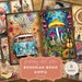 Fantasy Library Junk Journal Pages Ephemera Digital Scrapbook Paper Kit ...