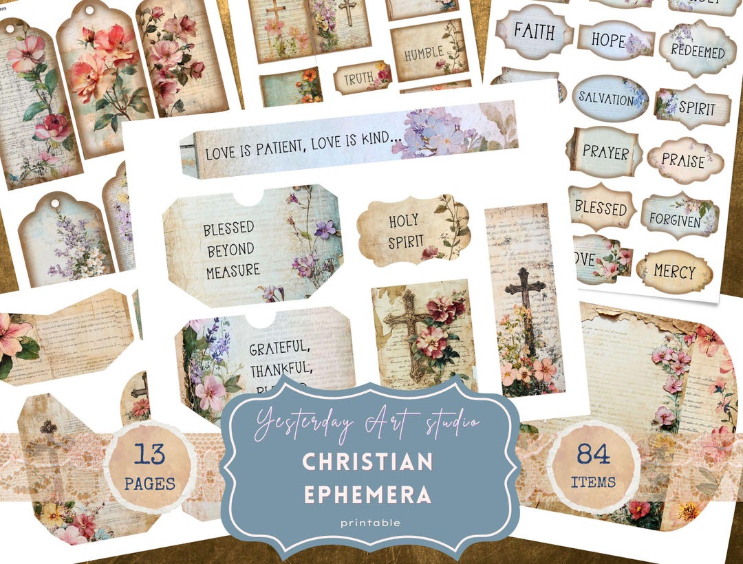 Prayer Journal Kit Devotional Journal Faith Scripture Christian Junk ...