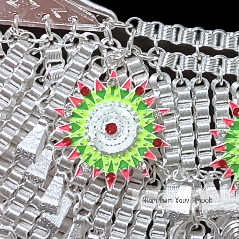 Hmong Necklace Money 2 | Xauv Hmong | Necklace | Antique Hmong Necklace ...