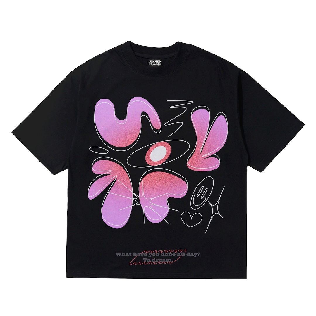 Retro Y2K Printed Oversize T-shirt Unisex Streetwear Digital - Etsy