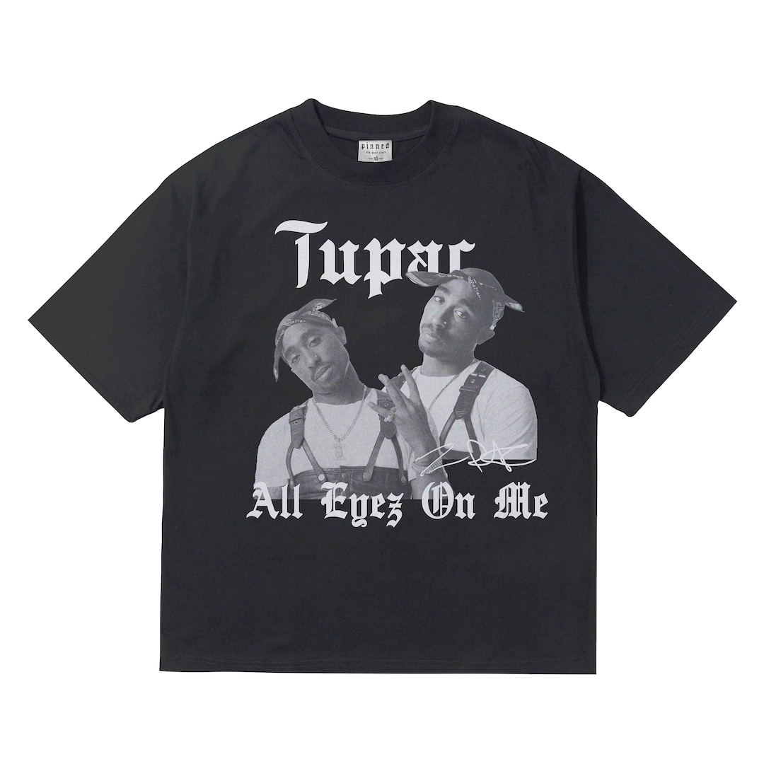 2pac Shirt, Oversize Rapper Shirt, Streetsyle Retro T-shirt, Unisex ...