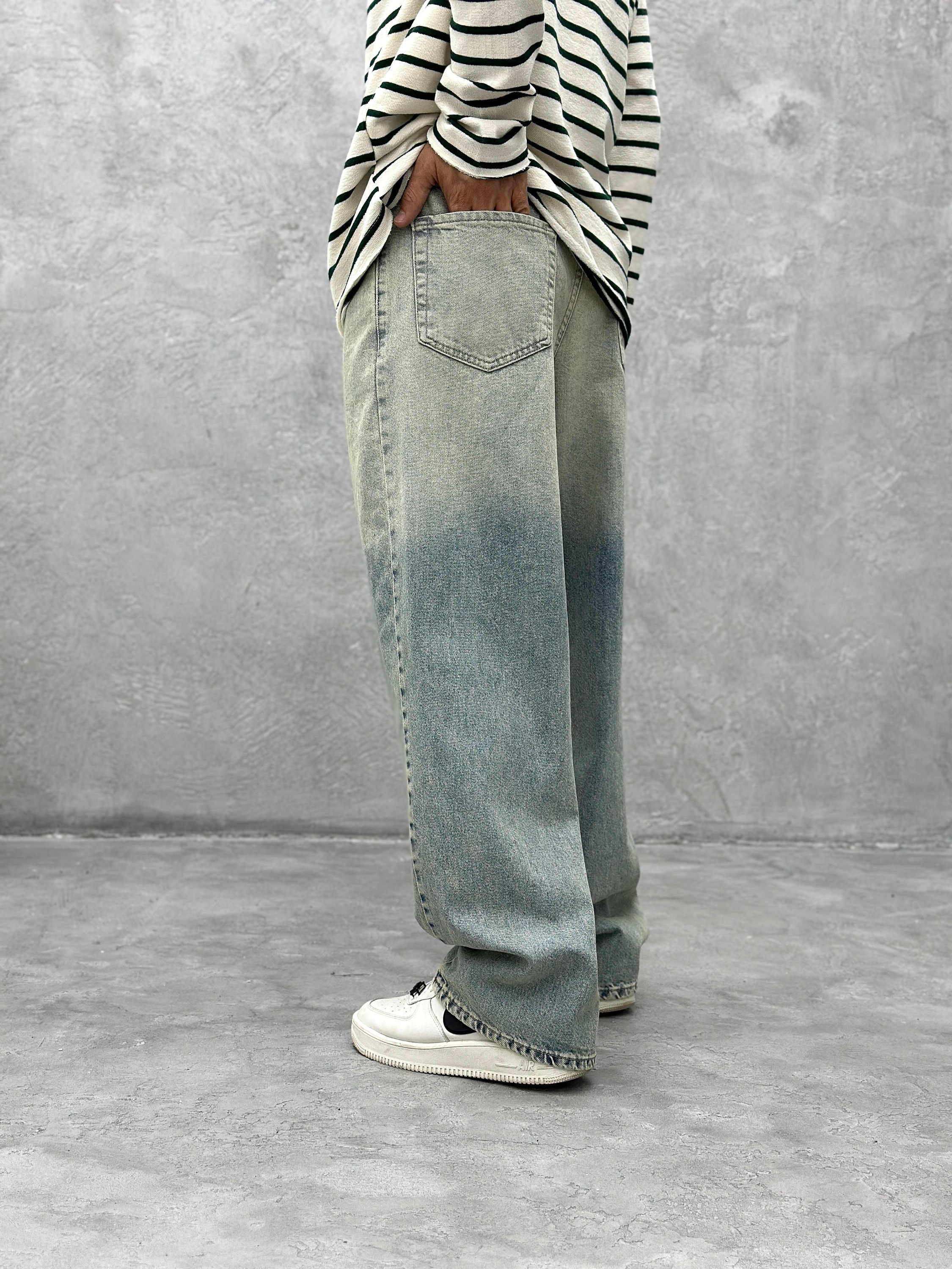 Baggy Jeans , Vintage Jeans for Man , Retro 90s, Loose Fit , High ...