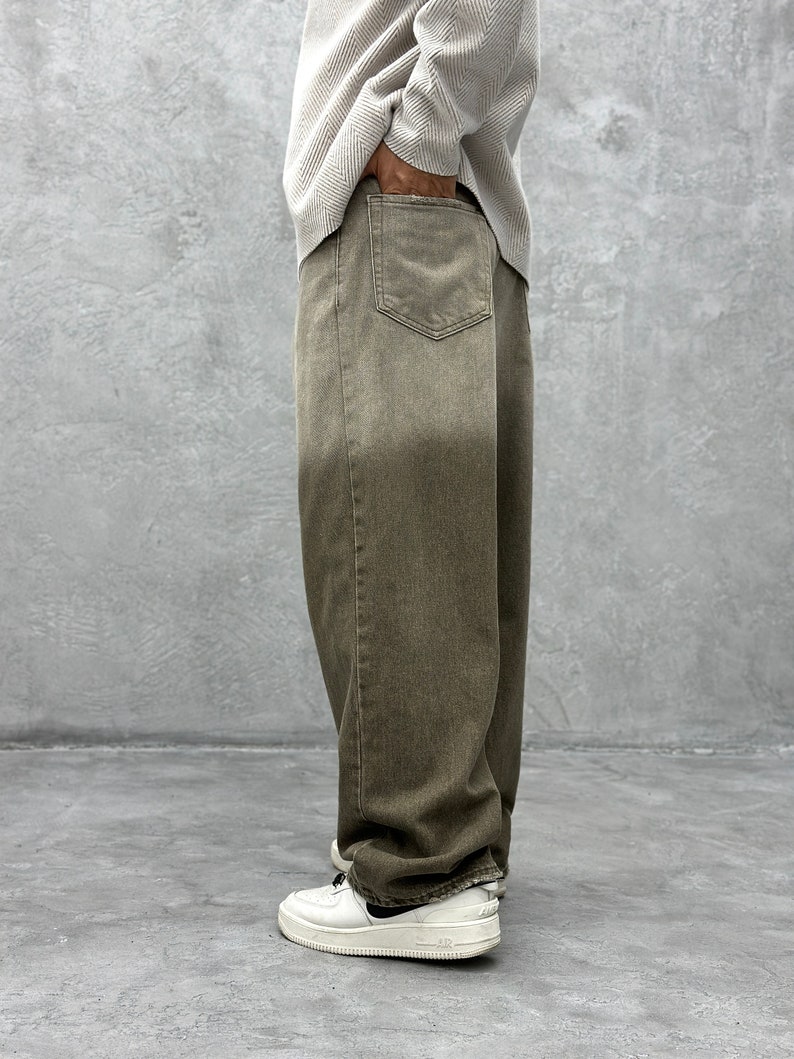 Baggy Jeans , Vintage Jeans for Man , Retro 90s, Loose Fit , High ...