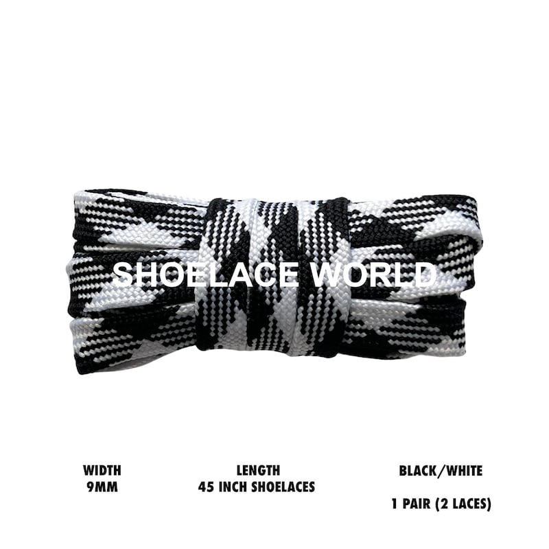 45 Inch Black Shoe Laces - Etsy