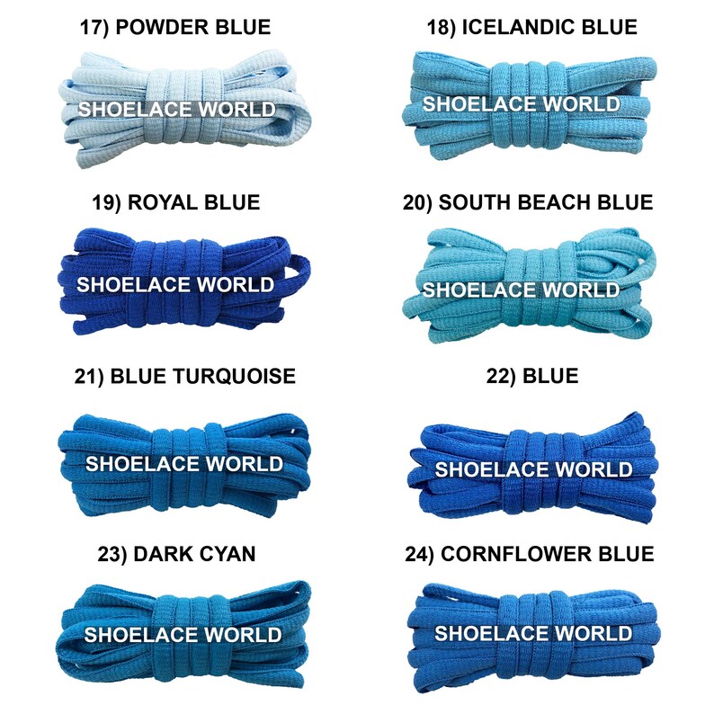 Classic Oval Shoelaces 6mm Laces Ships Out From the USA Next Day - Etsy