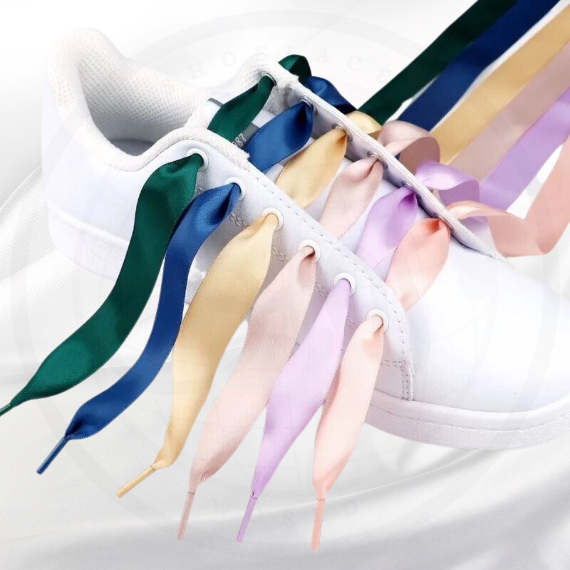 Ribbon Shoelaces 3/4th Inch Laces Ship Fast From the USA Next Day #1 ...