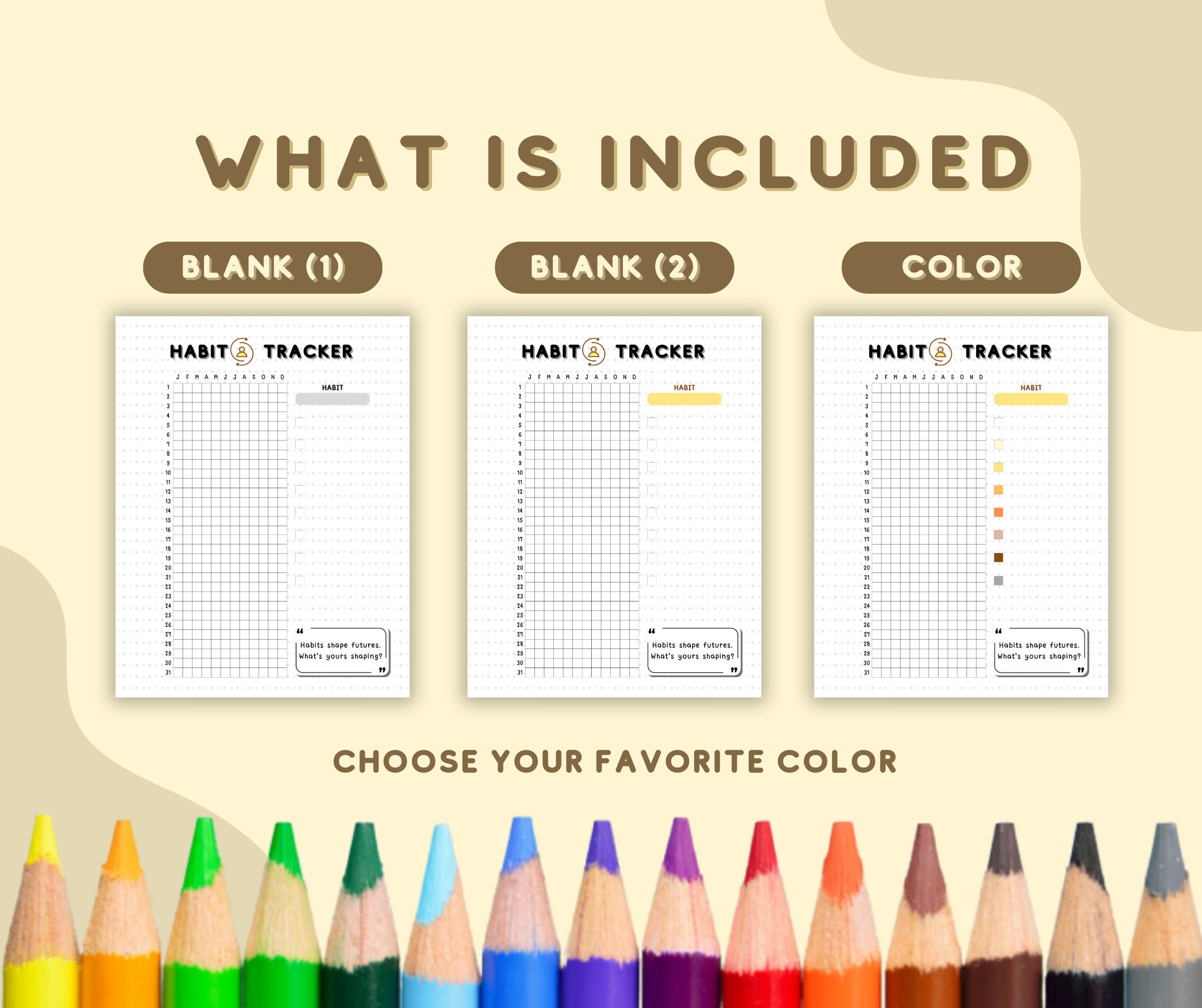 Habit Tracker - A5 Journal PRINTABLE L Habit Building L Planner ...