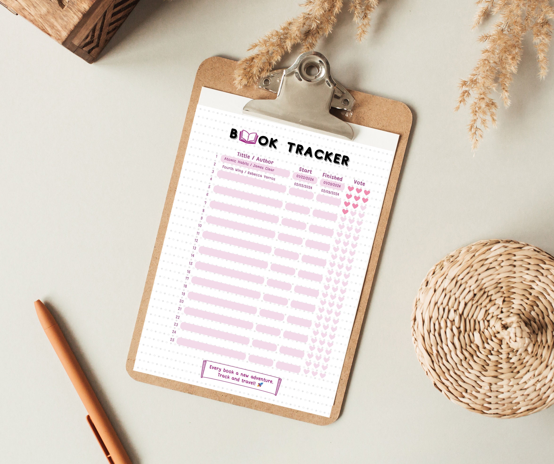 Yearly Habit Tracker Bundle A5 Planner PRINTABLE L Bullet Journal Idea ...