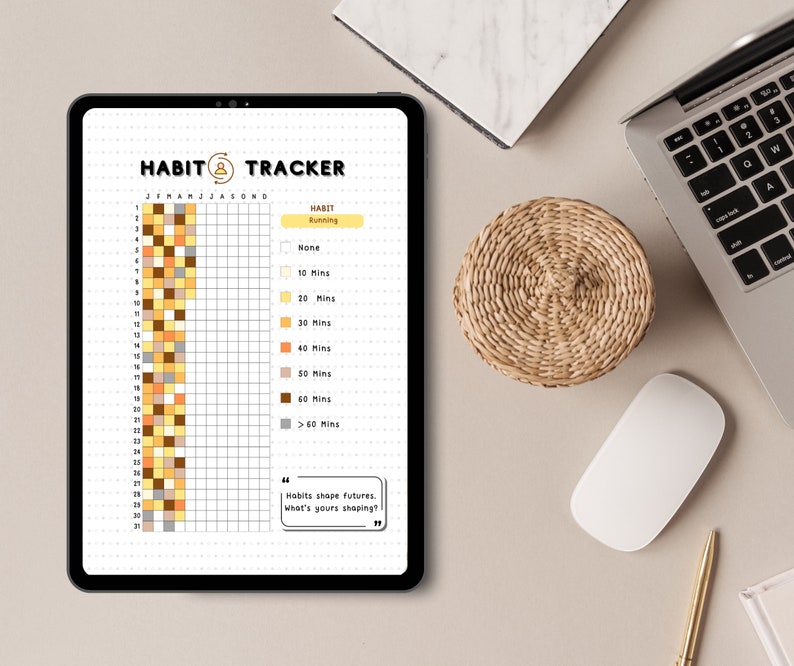 Habit Tracker - A5 Journal PRINTABLE L Habit Building L Planner ...