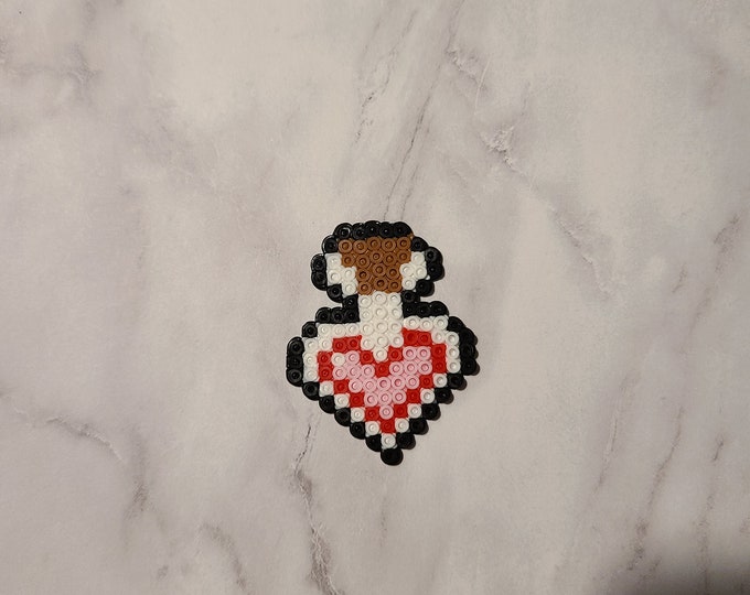 Mini Heart Jar Perler - Etsy