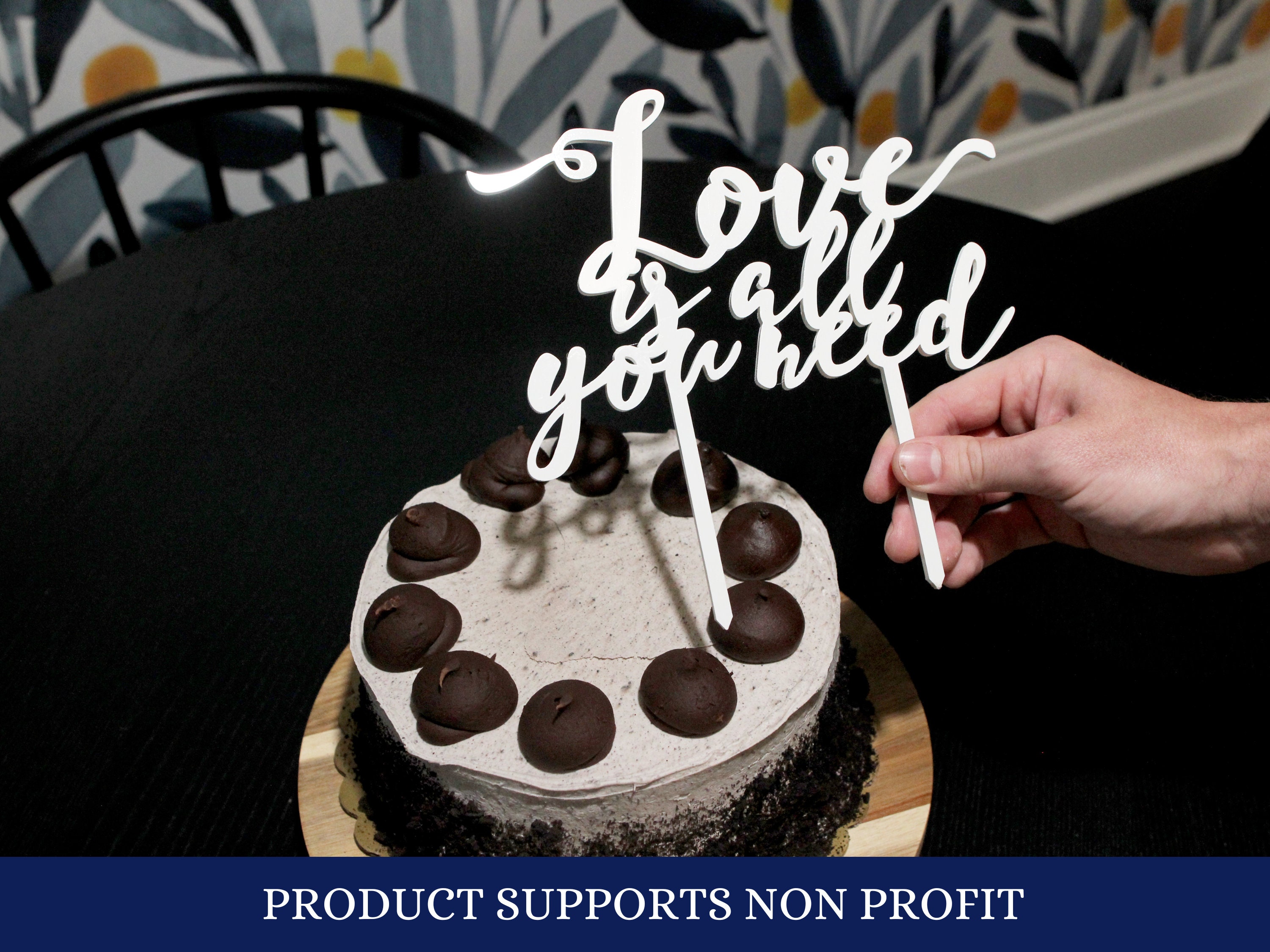 White Cake Topper | Wedding Cake Topper | Anniversary | Cake Topper ...