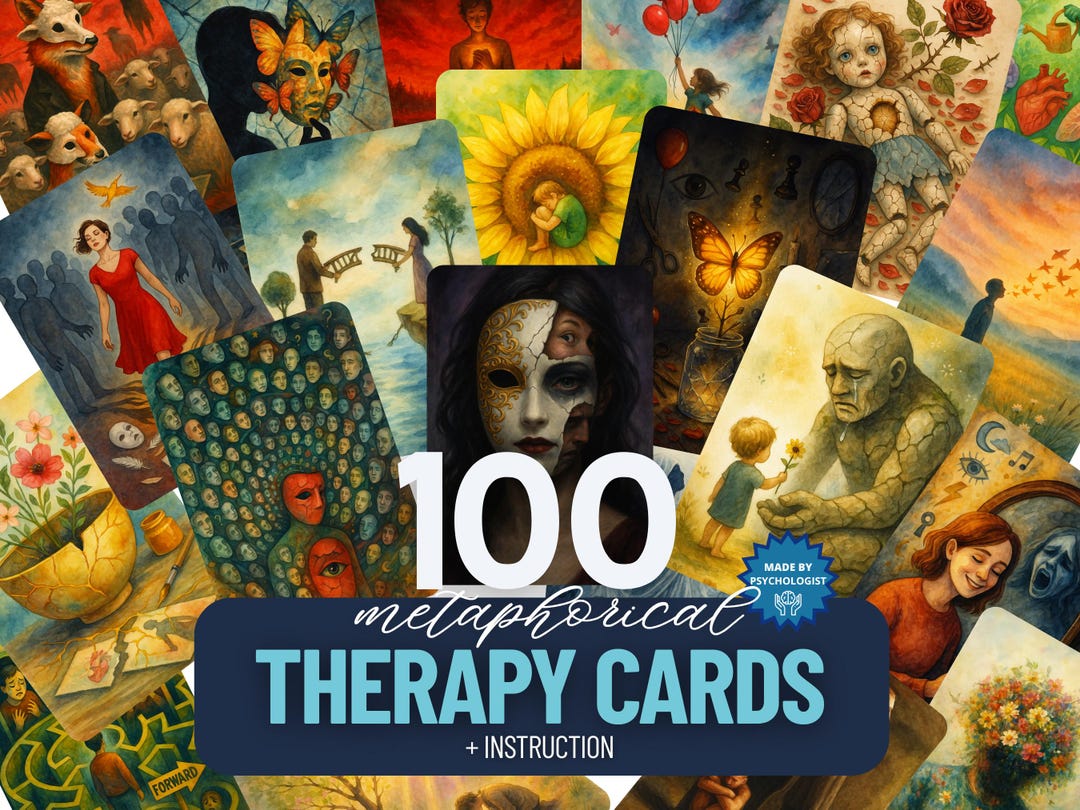 100 Metaphorical Therapy Cards – Associative, Coaching & Counseling ...