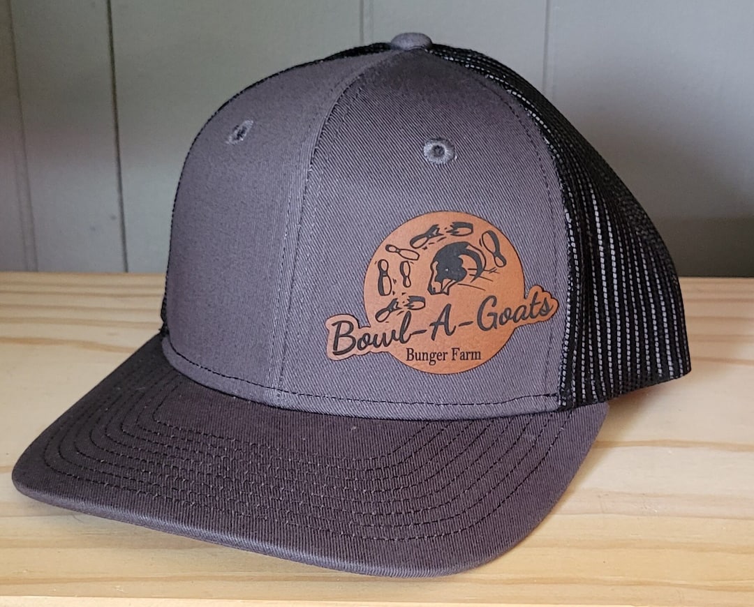 Laser Engraved Custom Leather Patch Hats. - Etsy