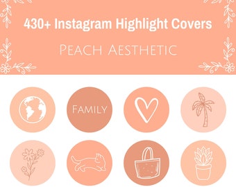 Pink Aesthetic Instagram Highlight Icons, Neutral Pink IG Story Covers ...