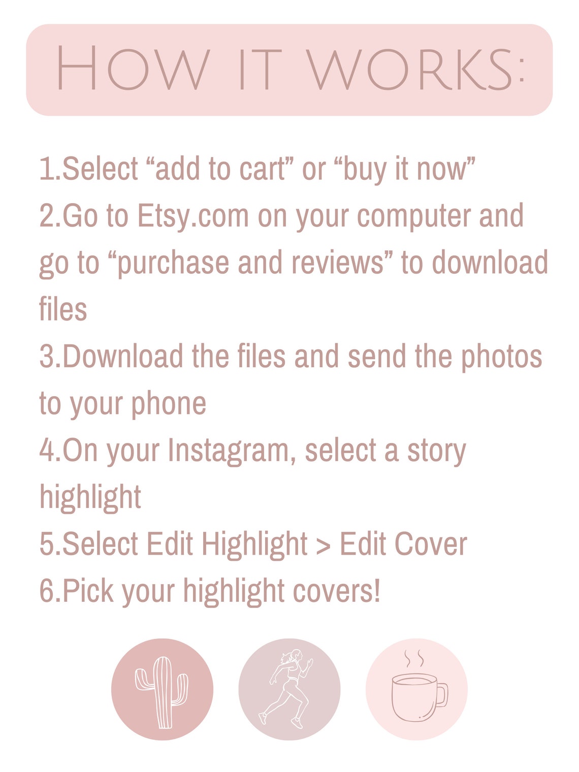 Pink Aesthetic Instagram Highlight Icons, Neutral Pink IG Story Covers ...