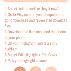 Peach Aesthetic Instagram Highlight Icons, Peach IG Story Covers ...