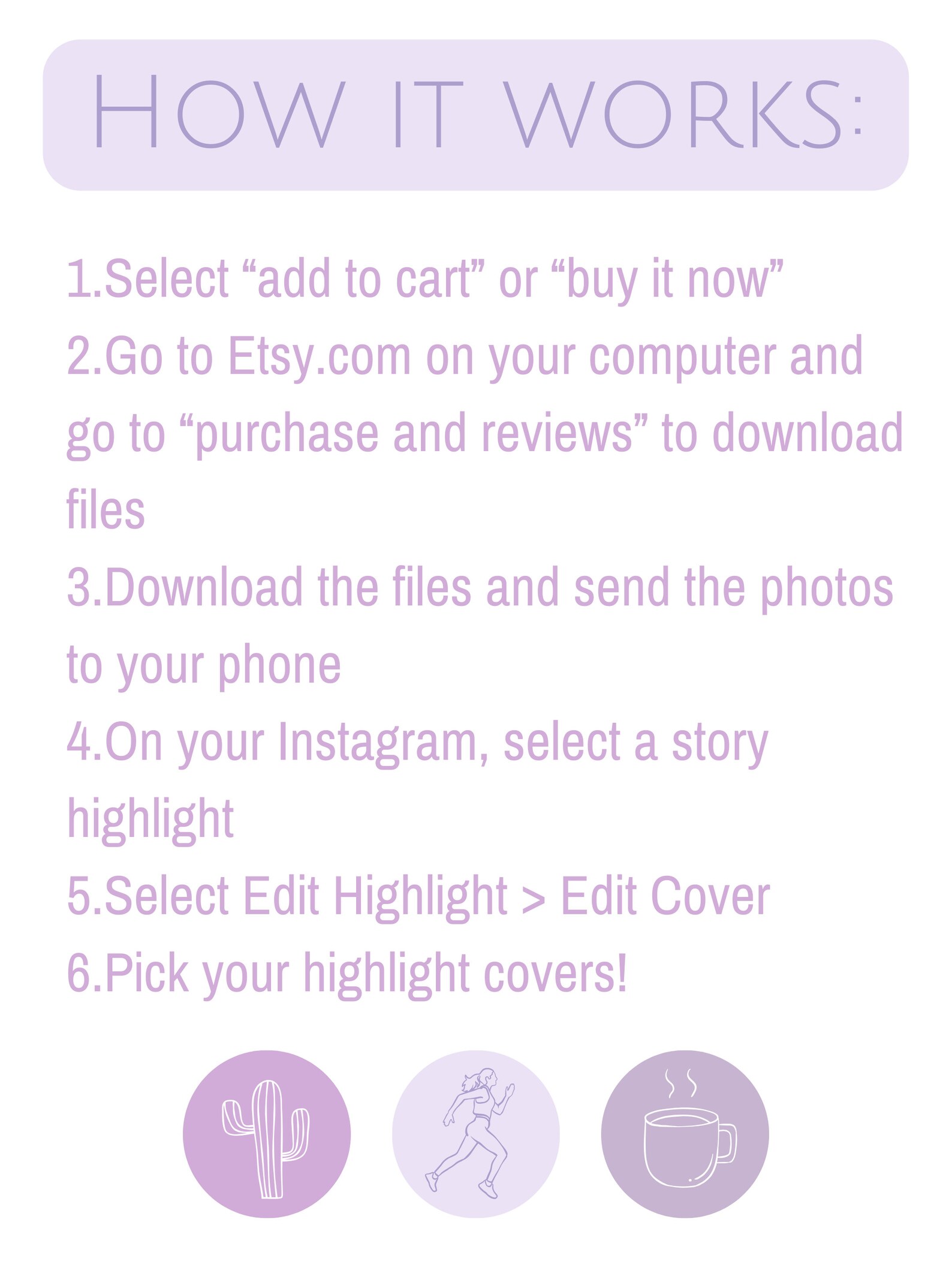 Purple Aesthetic Instagram Highlight Icons, Soft Purple IG Story Covers ...