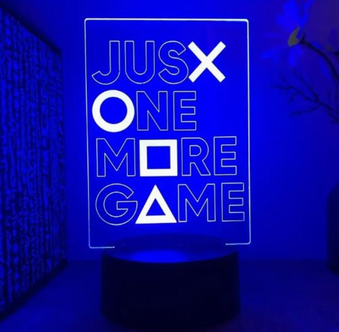 Gaming Lighted Sign Acrylic Nightlight - Etsy