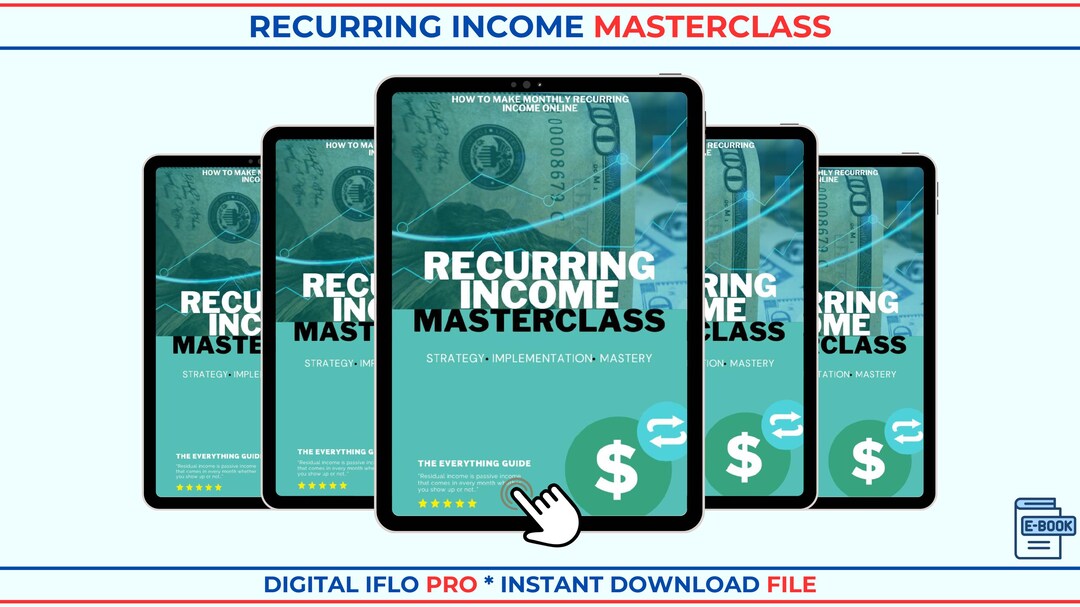 Recurring Income Masterclass + Affiliate Marketing From Scratch + Ebook Zero to Hero - Etsy