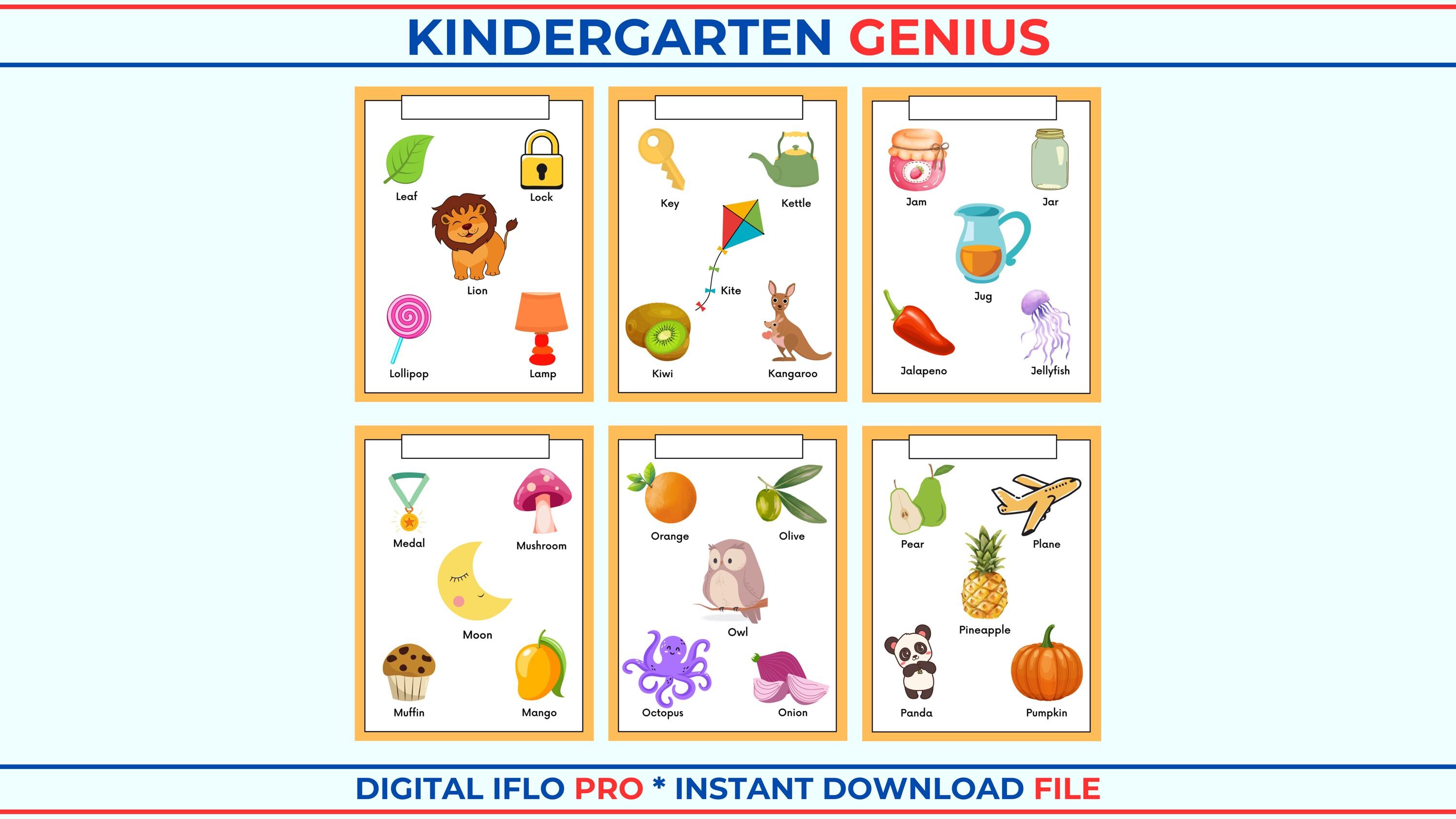 Kindergarten Genius: 4000+ Kids Activities Bundle With PLR (PDF) - Etsy