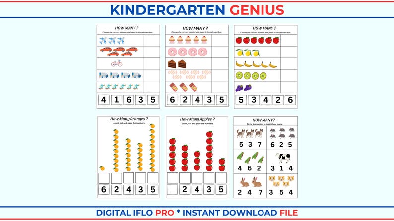 Kindergarten Genius: 4000+ Kids Activities Bundle With PLR (PDF) - Etsy
