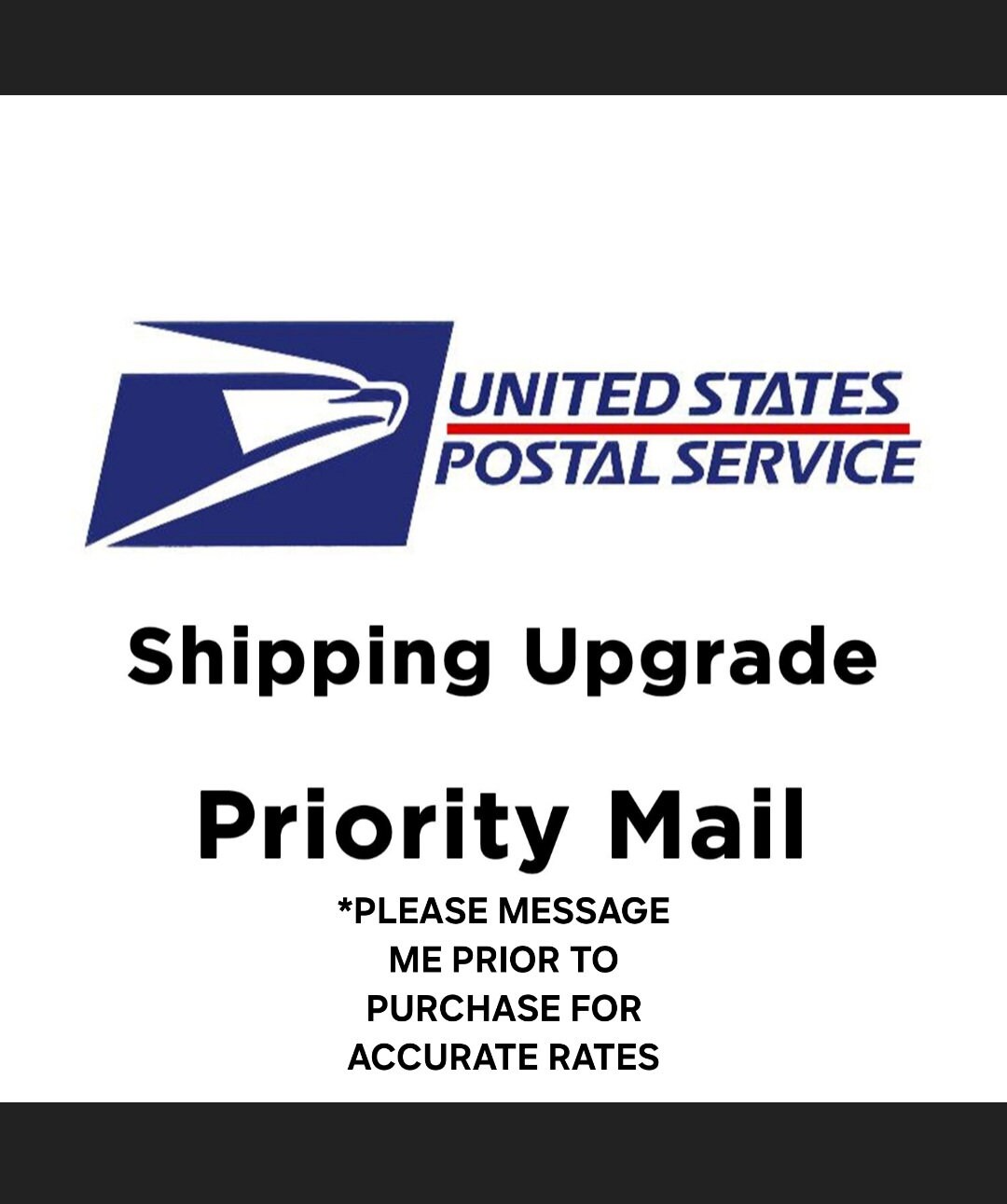 Purchase a Shipping Upgrade to USPS PRIORITY MAIL. - Etsy