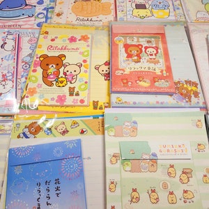 Choose Your San-x Brand 12-piece Letter Set ! Rilakkuma, Sumikko ...