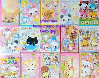 55-piece Kawaii Puppy/wanwanwanco Themed Loose Memo Sheet Grab Bag All Vintage/rare/htf Japanese ...
