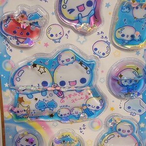 3D Puffy Liquid Glitter Filled Sticker Sheet by Kamio Japan Inc ...