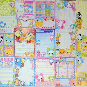 20-piece ULTRA Rare Vintage Loose Memo Sheet Grab Bag Featuring Awawa-chan Kamio Japan, Q-lia ...