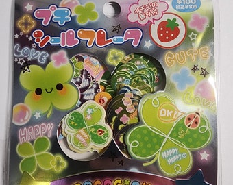 Rare 71-piece Kawaii trend Mix Themed Japanese Sticker Flake Pack by ...