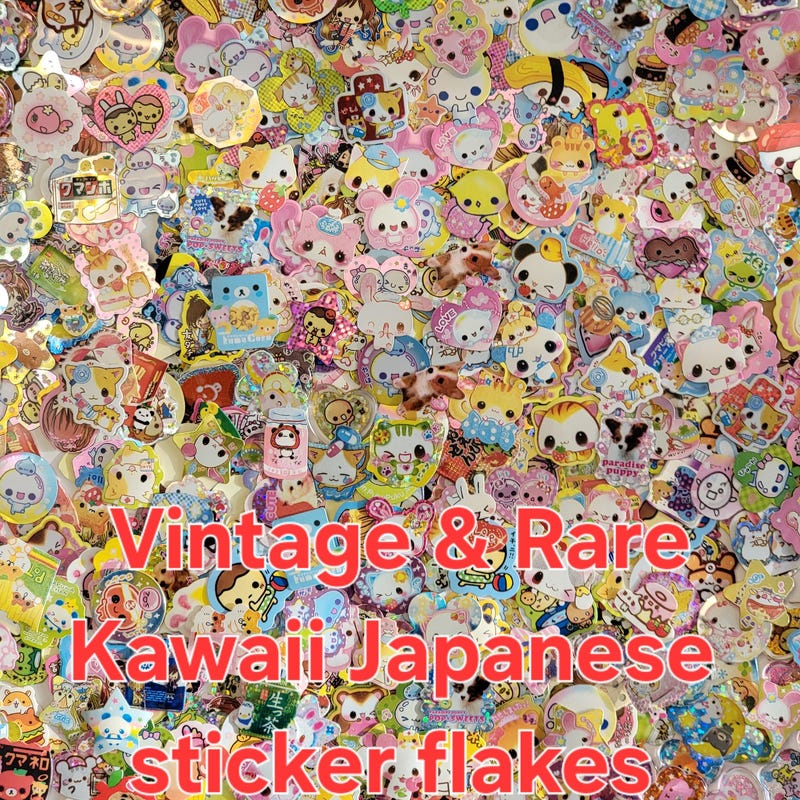 Vintage Stickers Flakes - Etsy