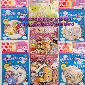 Kawaii Heisei/retro Y2K Small Individual LOOSE Sticker Grab Bag ...
