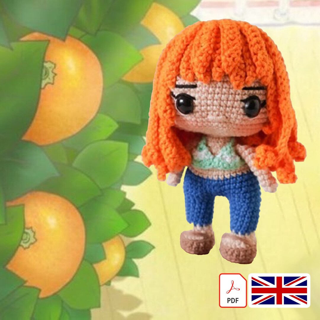 Nami One Piece Amigurumi Crochet Pattern PDF English - Etsy Australia
