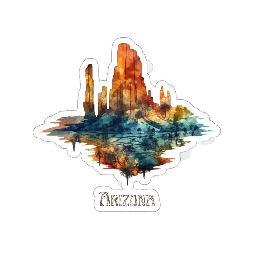Arizona Desert - Sticker - Etsy