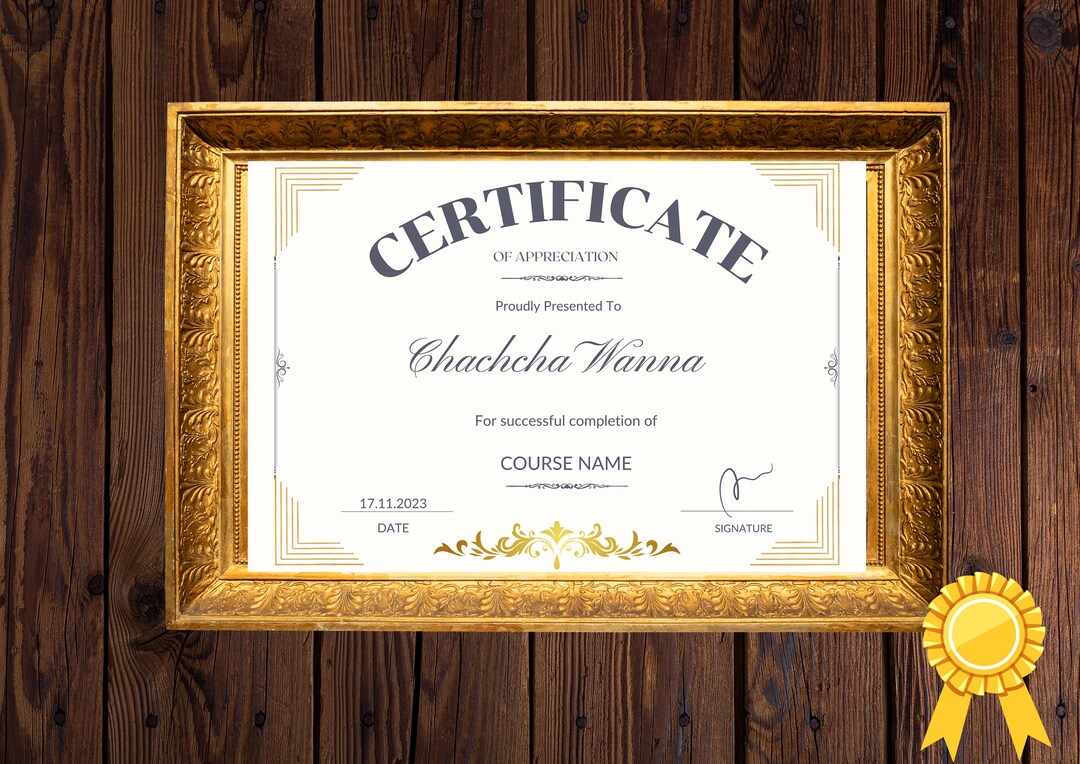 Certificate Customized Diploma, Diploma Template, Graduation Diploma ...