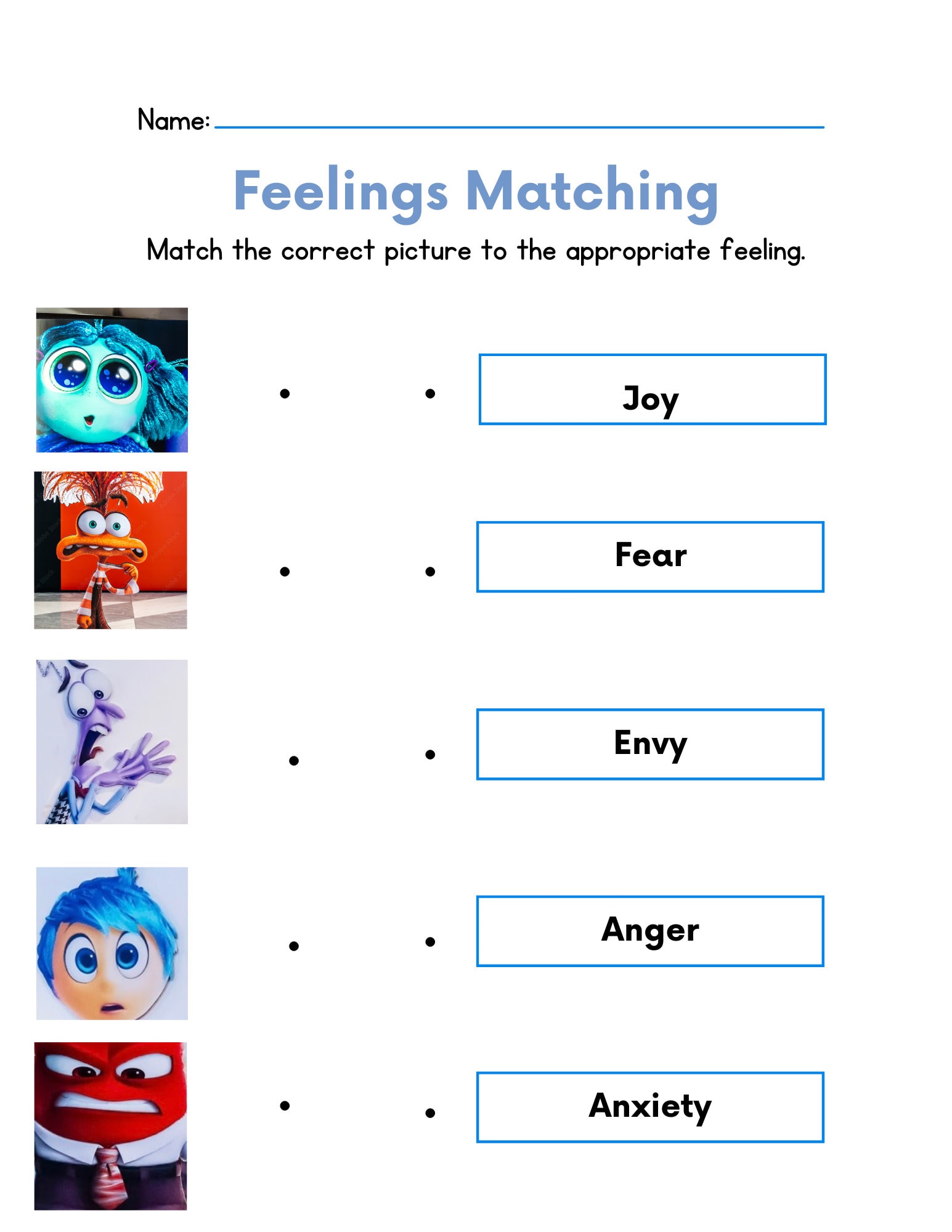 Inside Out 2 Workbook - Etsy