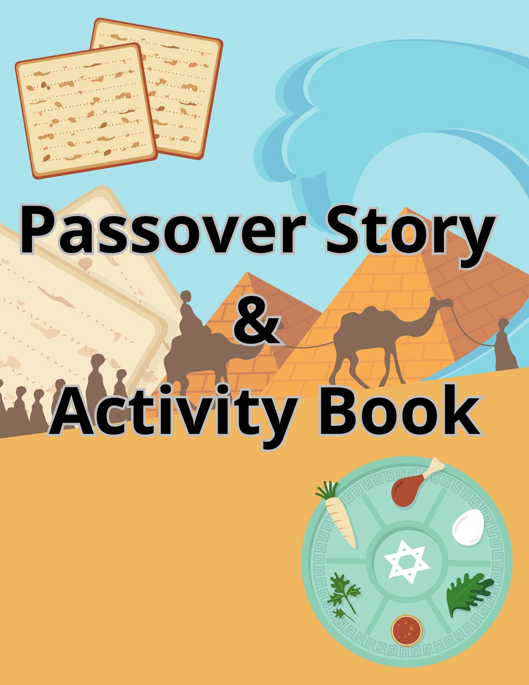 Passover Story & Activity Book - Etsy
