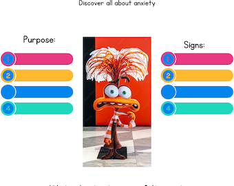 Inside Out 2 Anxiety Thought Challenging SEL Worksheet - Etsy