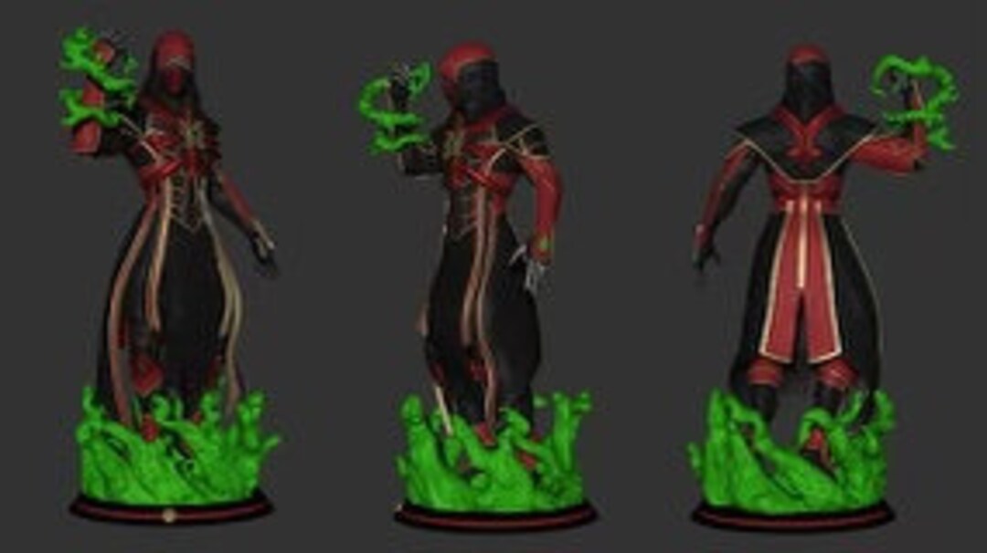 Mortal Combat Ermac 3D STL File 3D Design 3D Printer Mortal Combat ...