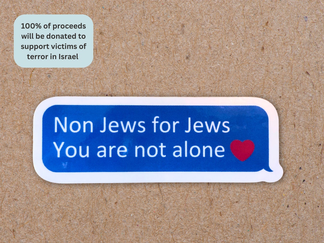 Support Jewish Friends Sticker - Etsy