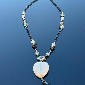 Bleeding Heart Chained Necklace - Etsy