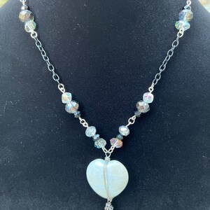 Bleeding Heart Chained Necklace - Etsy