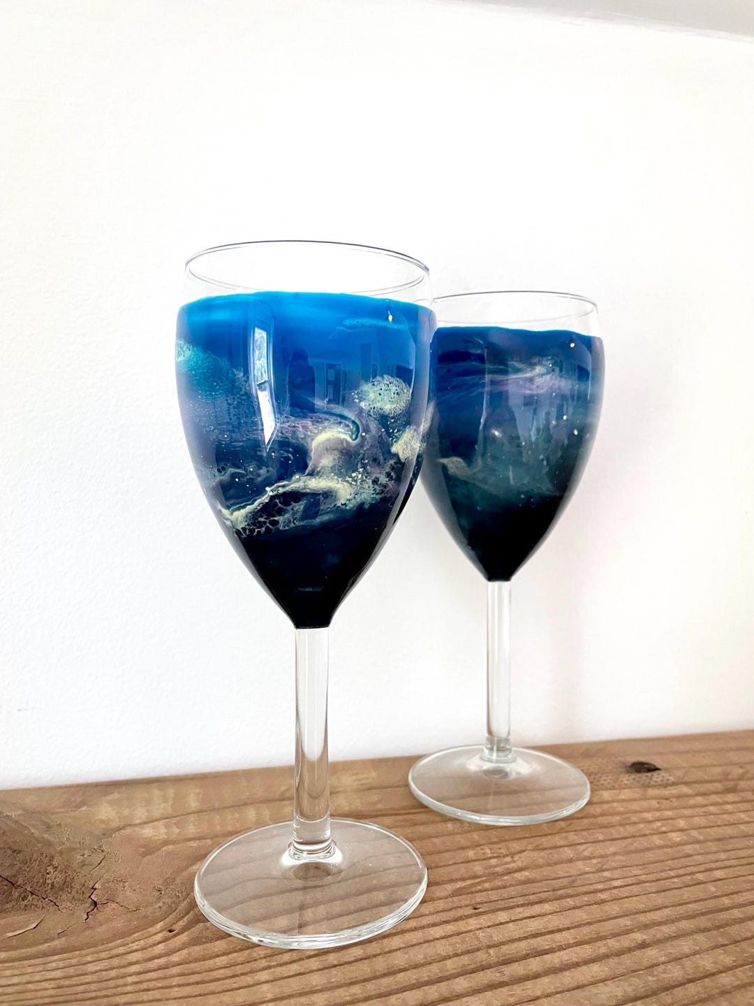 Galaxy Wine Glasses - Sip Among the Stars - Set of 2 - Etsy