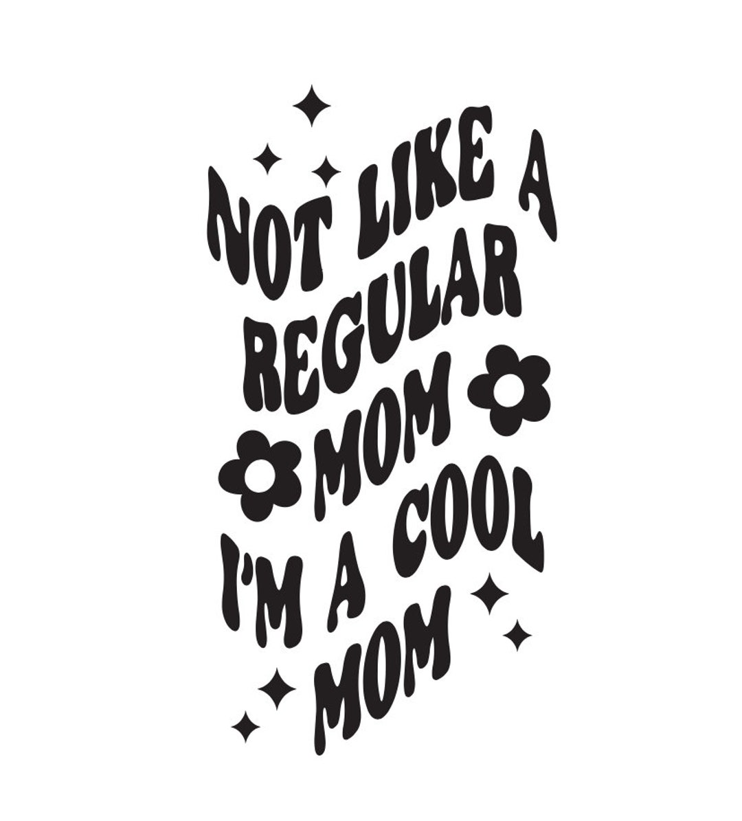 Im Not A Regular Mom, Im A Cool Mom SVG Digital Download Keychain - Etsy