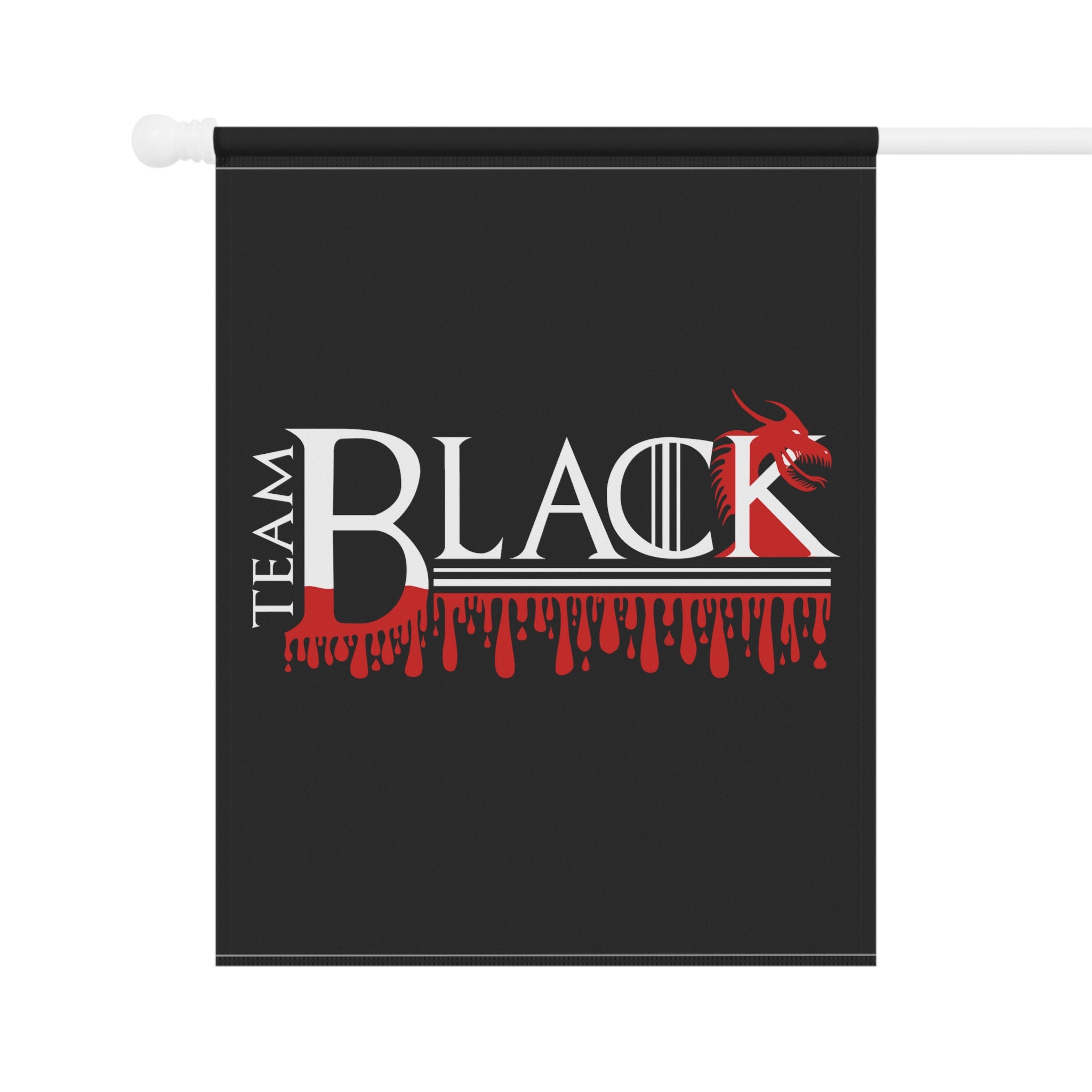 Team Black Hotd-inspired Garden & House Banner - Etsy
