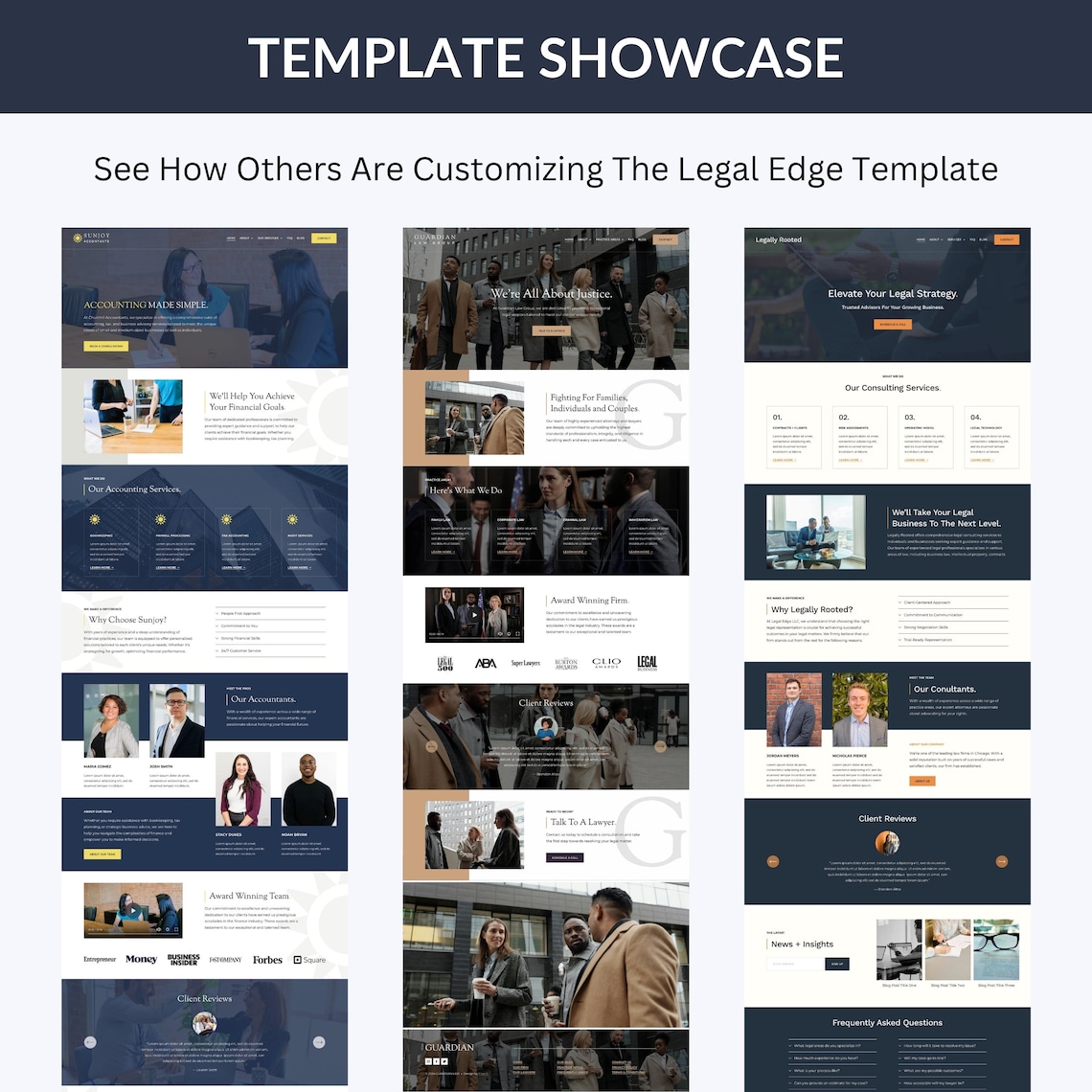 Squarespace Lawyer Template | Legal Edge | Squarespace 7.1 Website ...