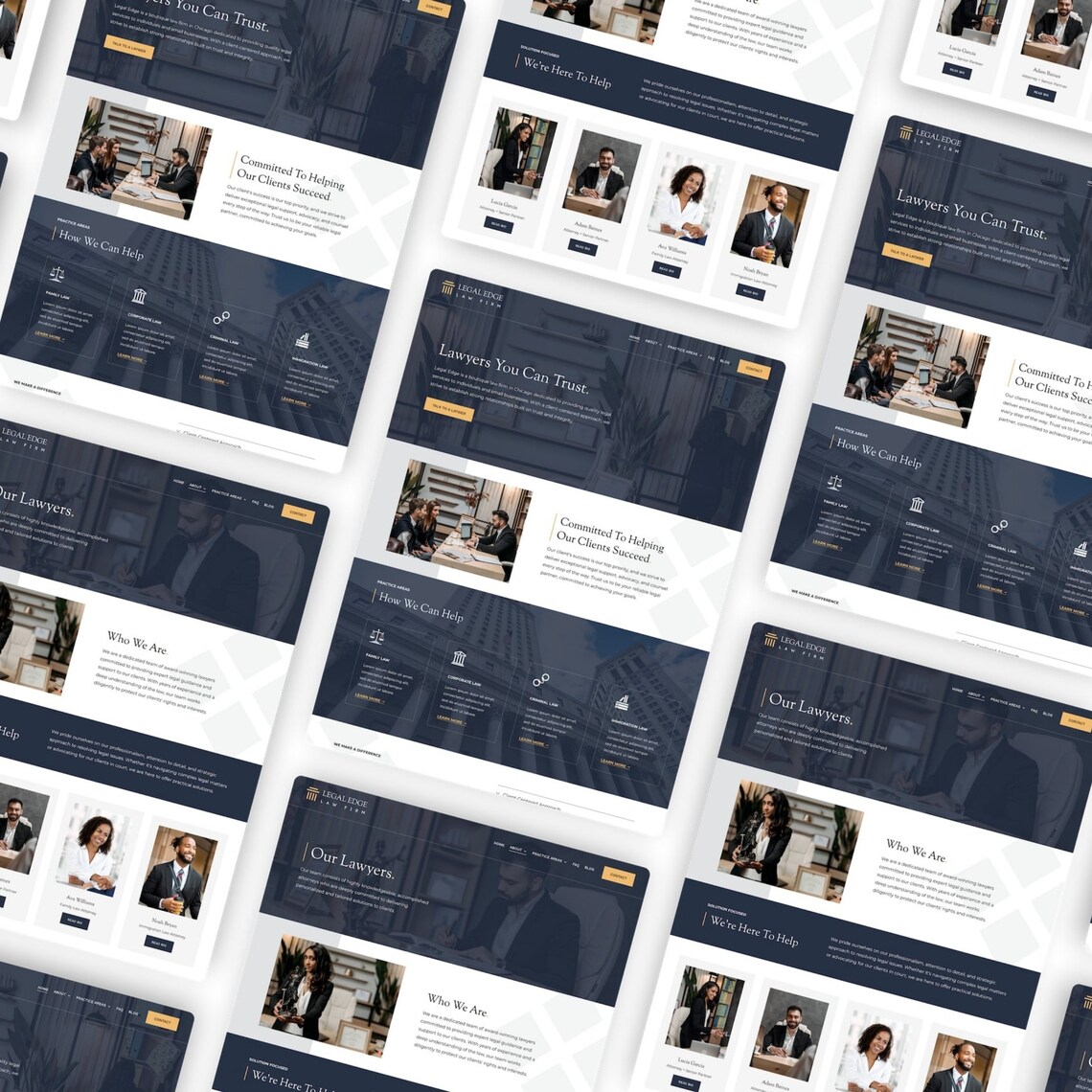 Squarespace Lawyer Template | Legal Edge | Squarespace 7.1 Website ...