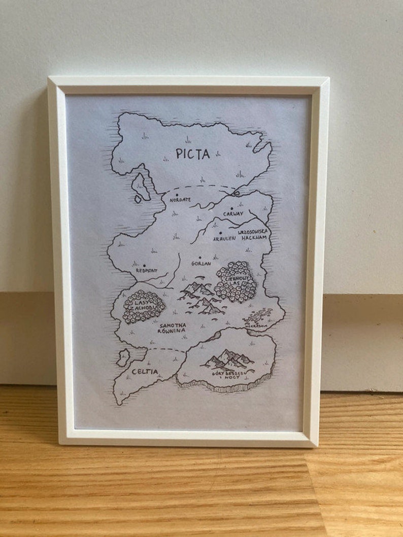 Ranger's Apprentice Fantasy Map - Etsy